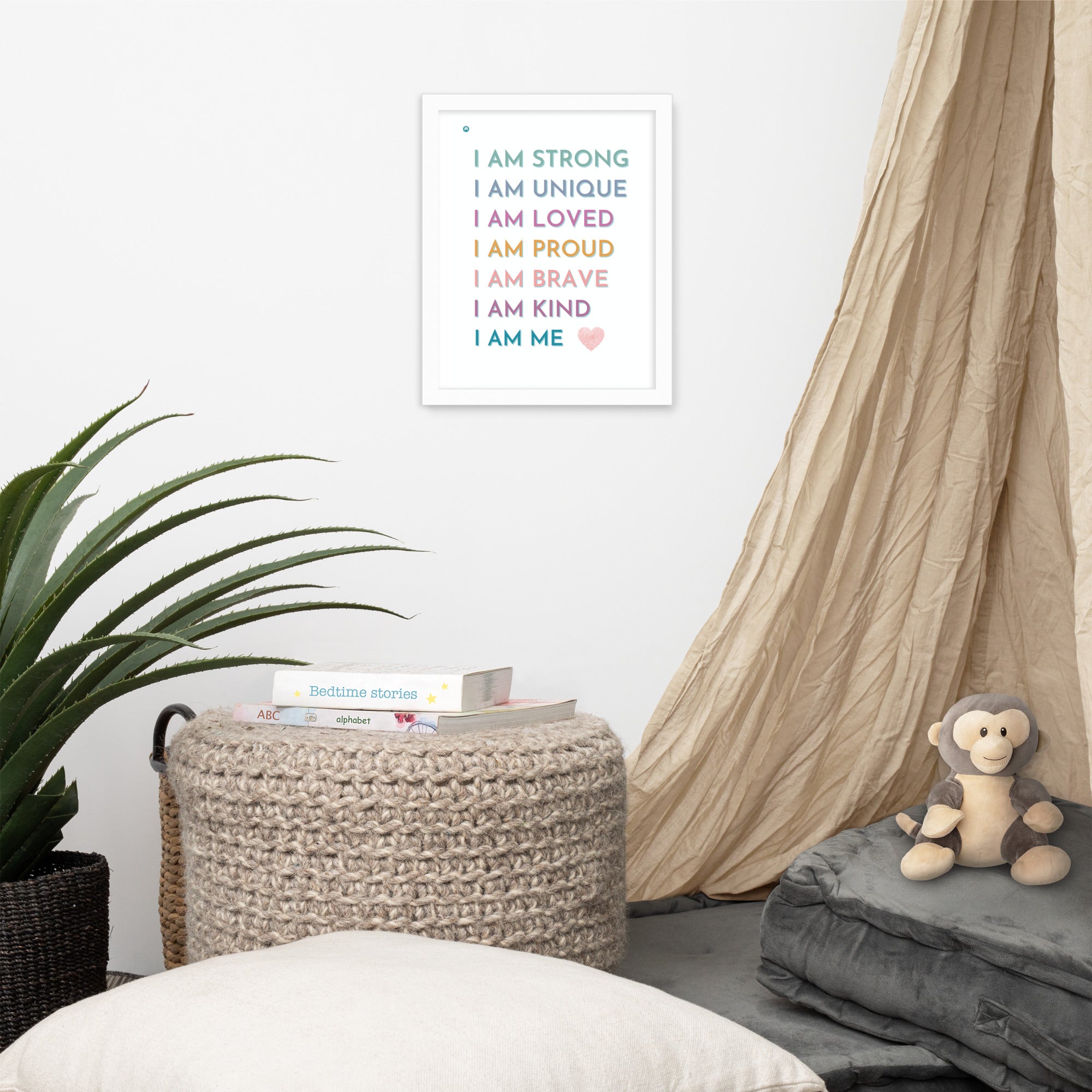 Framed Affirmation Poster – Bubble FLO®